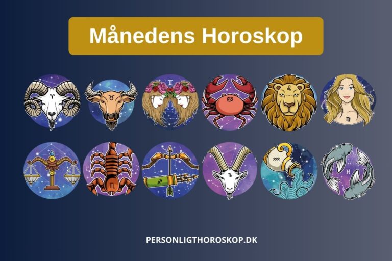 Månedens Horoskop | Læs Dit Månedshoroskop 100% Gratis Her